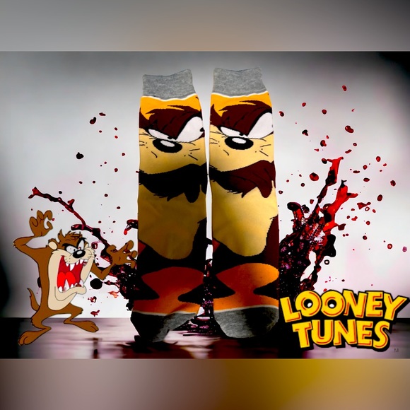 Accessories | Taz Looney Tunes Cartoon Nostalgic Socks | Poshmark
